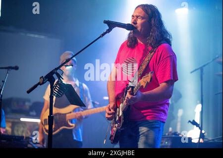 Manchester, UK. 08th July 2024. Adam Granduciel, David Hartley, Robbie ...