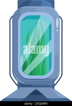 Space laboratory module growing green algae for oxygen production ...