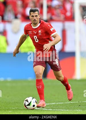 DUSSELDORF - Remo Freuler of Switzerland during the UEFA EURO 2024 ...