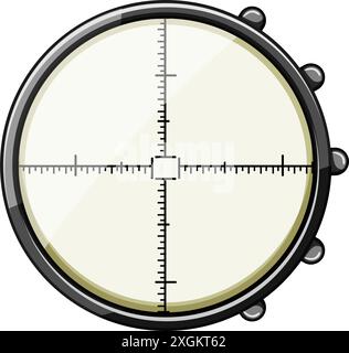 Red weapon viewfinder cartoon illustration Stock Vector Image & Art - Alamy