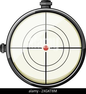 Weapon viewfinder cartoon illustration Stock Vector Image & Art - Alamy
