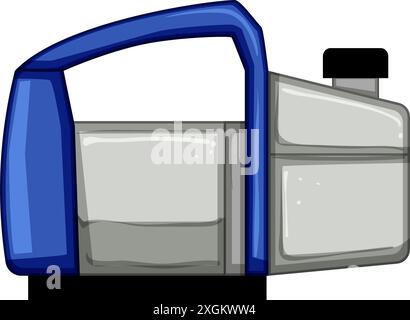 hvac vacuum pump cartoon vector illustration Stock Vector Image & Art ...