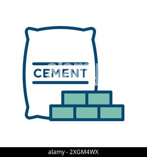 cement icon vector design template in white background Stock Vector ...