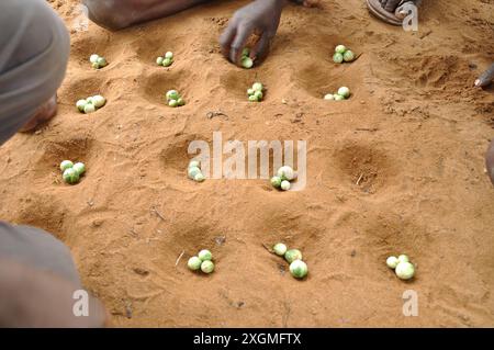 Children playing at Nxtuva, Licaca, Inhambane, Mozambique. Nxtuva is a ...