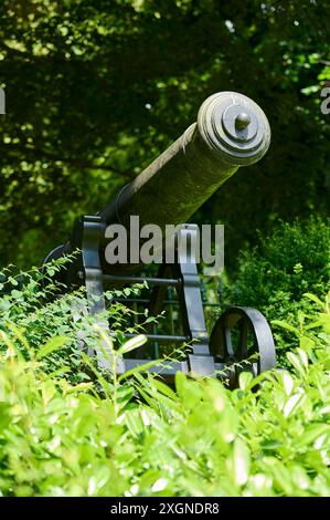 Cannon captured at Sevastopol in 1855 during the Crimean War and now ...