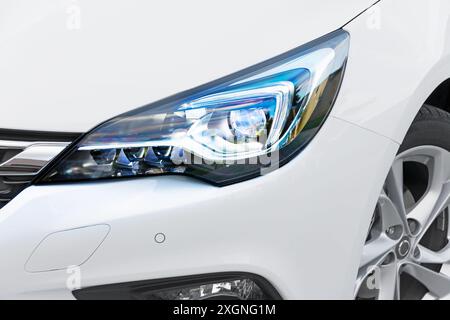Modern car led lighting system Stock Photo - Alamy