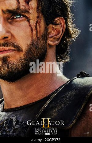 Gladiator II (2024) directed by Ridley Scott and starring Connie ...
