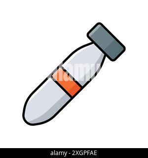 torpedo icon vector design template in white background Stock Vector ...