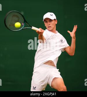 Charlie Robertson on day ten of the 2024 Wimbledon Championships at the ...