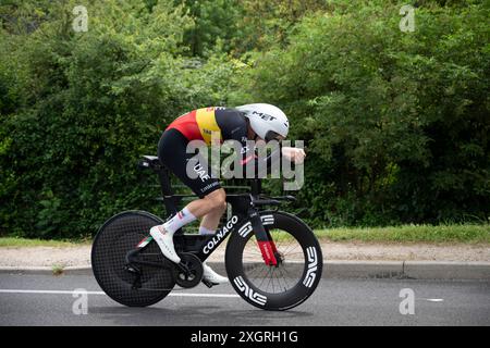 Belgian Tim Wellens of UAE Team Emirates pictured in action during the ...