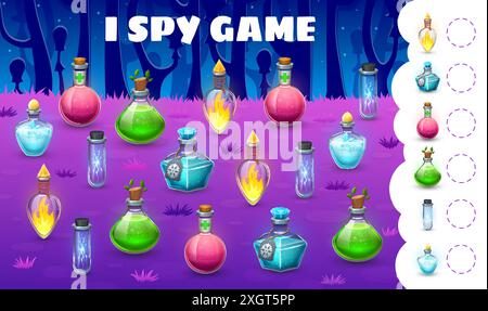Halloween I spy game for kids. Searching and counting activity with ...