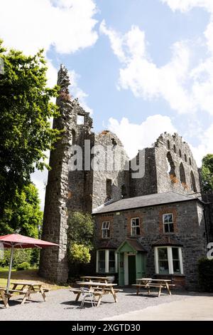 The entrance and visitors center at Belvedere House in County Westmeath ...