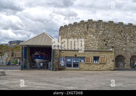 Seaham RNLB George Elmy historic lifeboat at the East Durham Heritage ...