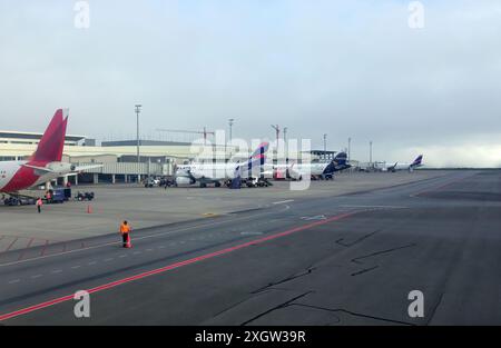 Latam, airplanes, Mariscal Sucre International Airport, Quito, Ecuador ...