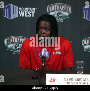 Fresno State Bulldogs defensive lineman Johnny Hudson Jr. (17) during ...