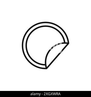 Discount rectangle label icon, outline style Stock Vector Image & Art ...