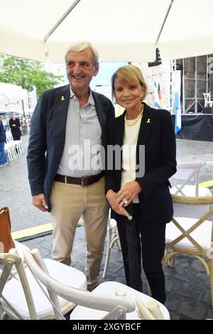 Dieter Hermann Uschi Glas Schauspieler Muenchen 10.07.2024 St. Jakobs-Platz,Zeichen der ...