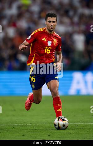 Munich, Germany. 9 July, 2024. Rodri of Spain during the UEFA EURO 2024 ...