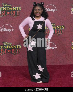 Taylor Cora arrives at the Disney's DESCENDANTS: THE RISE OF RED World ...