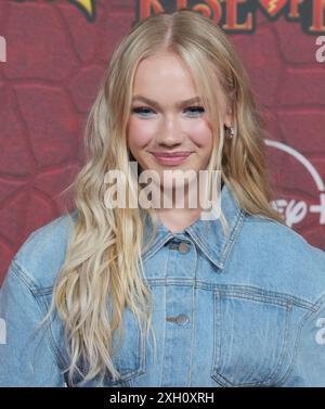 Freya Skye arrives at the Disney's DESCENDANTS: THE RISE OF RED World ...