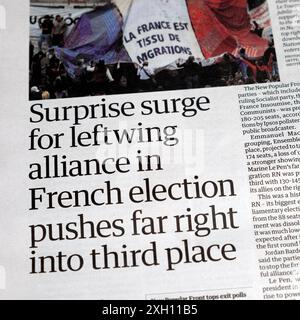 'Surprise surge for left pushes French far right into third place ...