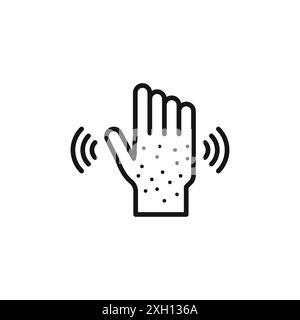 Monkeypox virus, hand in smallpox ulcers. Smallpox monkeys. Vector ...