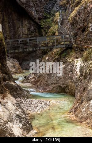 Almbachklamm gorge near Berchtesgaden, Bavaria, Germany Stock Photo - Alamy