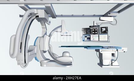 Angioscopy device for endoscopic observation of blood vessels in a ...
