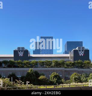 The exterior of the headquarters of the WWE, World Wrestling ...
