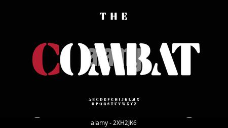 Fighter Font bold powerful typeface inspired by chivalrous knights. Sturdy solid letters for ...