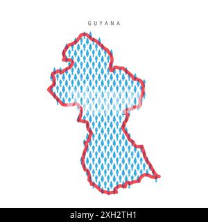 Guyana population map. Large group of realistic a diverse crowd of ...