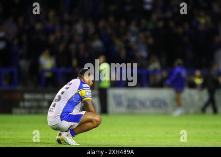 Leeds Rhinos' Sam Lisone reacts during the Betfred Super League match ...