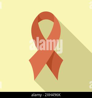 Multiple sclerosis awareness day ribbon cartoon illustration Stock ...