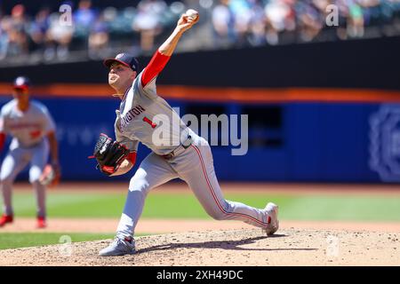 Washington Nationals starting pitcher MacKenzie Gore in action during a ...