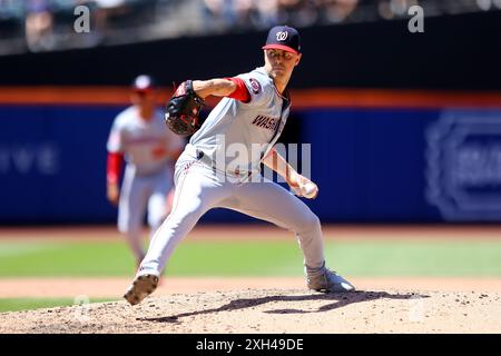 Washington Nationals starting pitcher MacKenzie Gore throws to the San ...