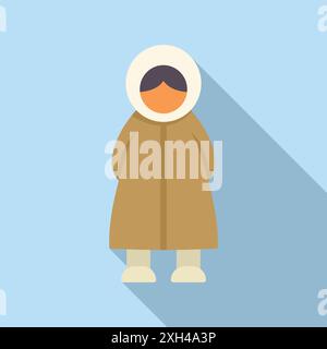 Male character wearing simple clothes, isolated muslim personage in ...