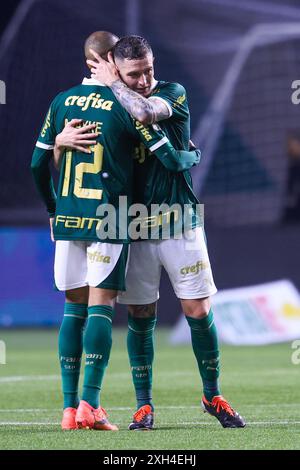SP - SAO PAULO - 07/11/2024 - BRAZILIAN A 2024, PALMEIRAS x ATLETICO-GO - Palmeiras player ...