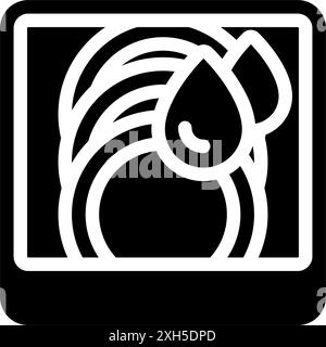 durability strong label product caution color icon vector illustration ...