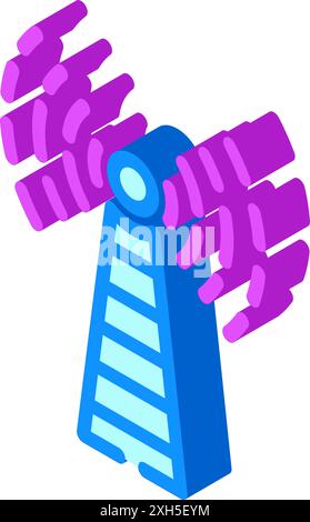 electromagnetic interference label color icon vector illustration Stock ...