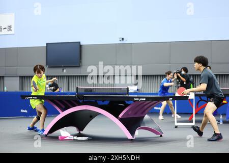 Tokyo, Japan. 12th July, 2024. Miu Hirano (JPN) Table Tennis : Japan ...