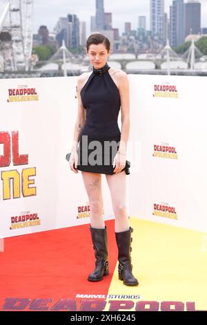 Emma Corin, during a photo call for Deadpool and Wolverine at the IET ...