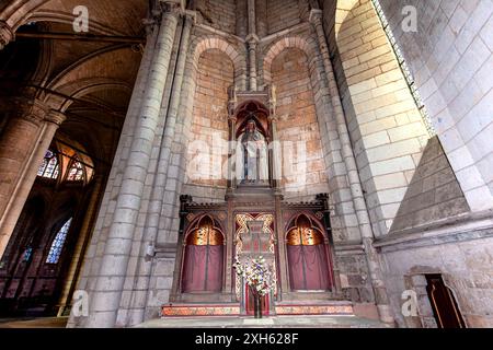 SAINT QUENTIN, PICARDY, FRANCE, JUNE 12, 2024 : interiors and ...