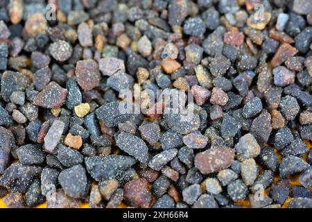 Indian Black salt, Kala namak hindi Healthy food concept set, in glass ...