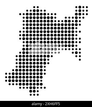Map of Miyagi, a province of Japan Stock Vector Image & Art - Alamy