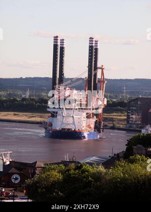 'Aeolus construction vessel' for offshore wind farm installations ...