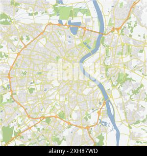Street roads map of BORDEAUX, FRANCE Stock Vector Image & Art - Alamy