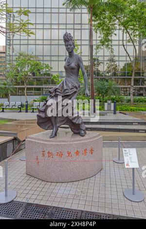 Statue of Anita Mui, "Avenue of the Stars", Tsim Sha Tsui, Kowloon ...
