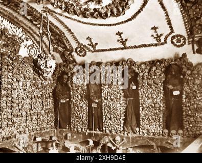 Capuchin Crypt, Rome, Italy, Victorian period Stock Photo - Alamy