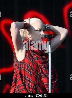 Shirley Manson of Garbage performing at TRNSMT 2024 Glasgow Green 12th ...