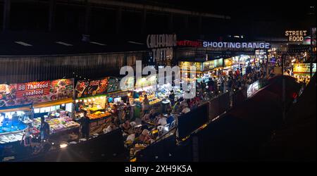 A picture of the Bangla Night Market, in Patong, at night Stock Photo ...